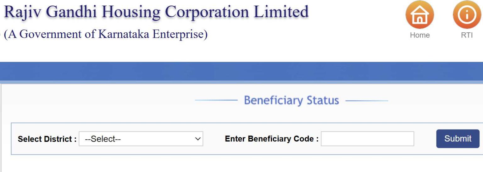 Rajiv Gandhi Housing Scheme Status 2025: Check District Wise With Beneficiary Code